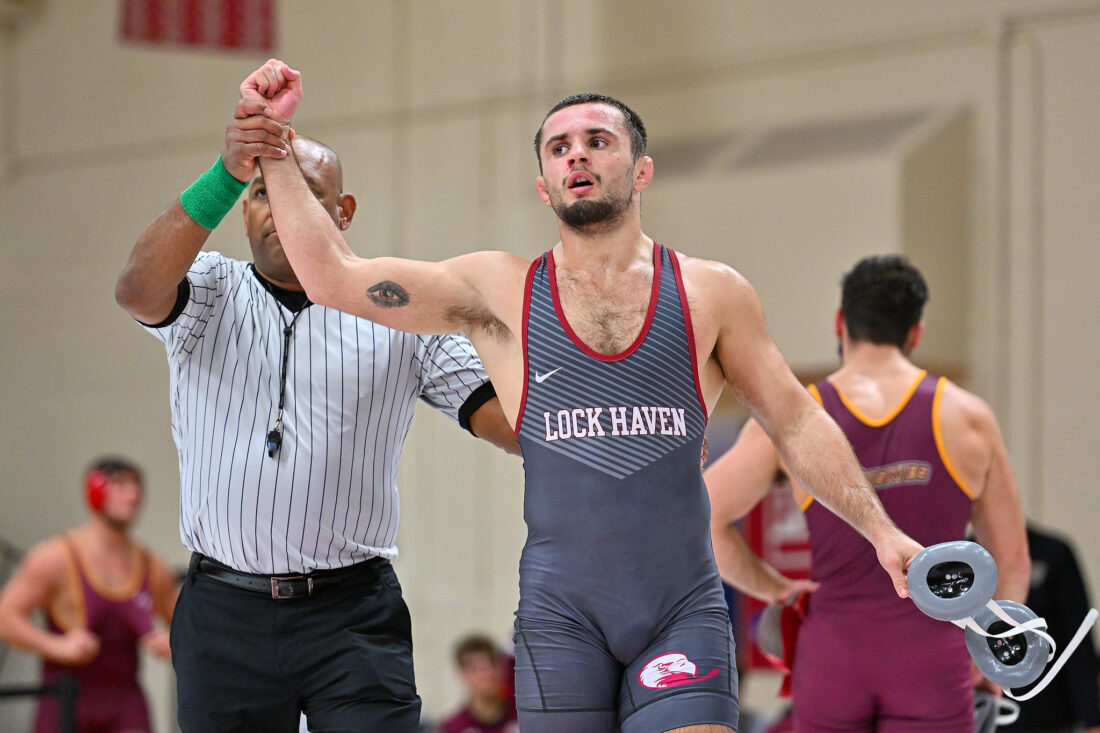 Lock Haven wrestling soars to shutout victory over Bloomsburg | News ...